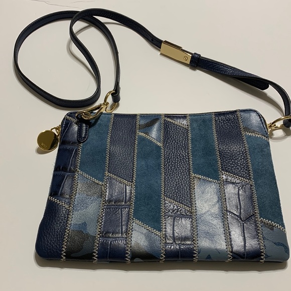 G.I.L.I. | Bags | Gil I Blue Navy Black Crossbody Purse | Poshmark